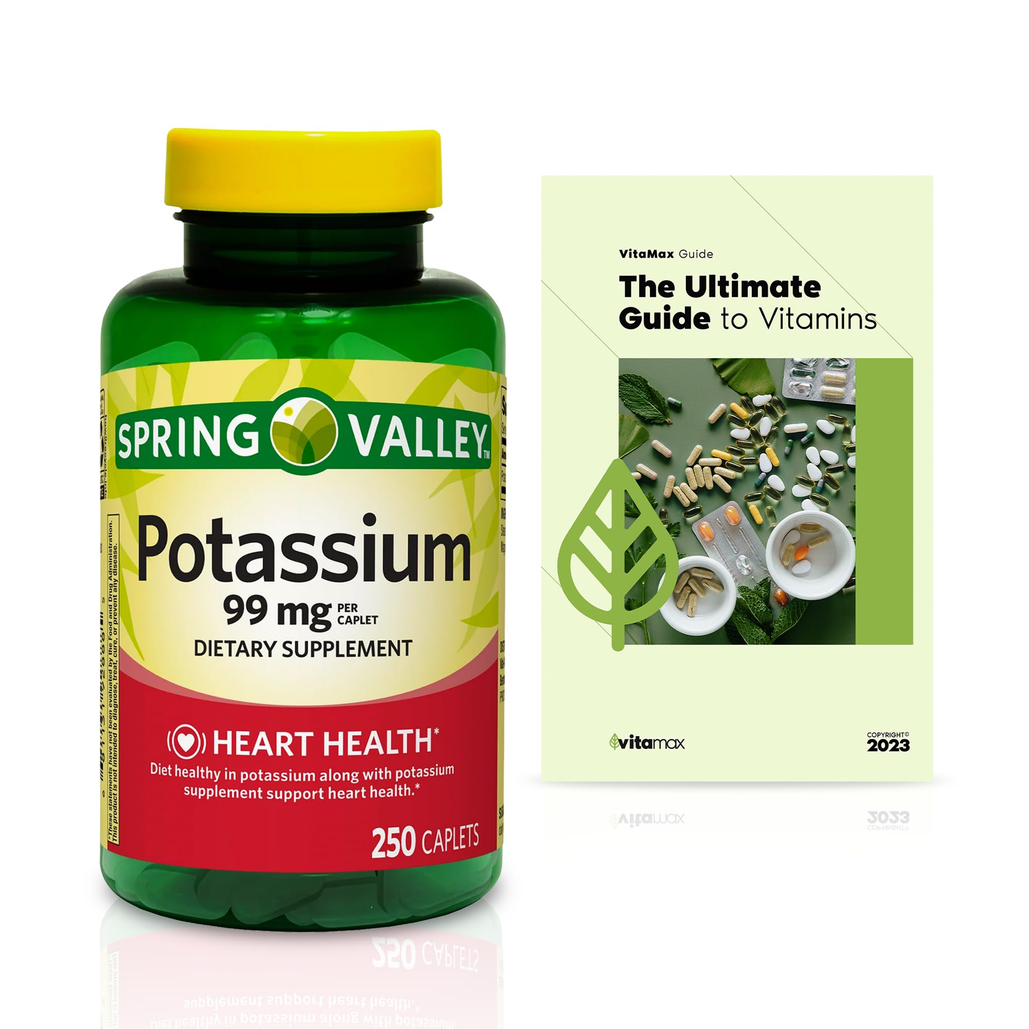 Amazon.com: Spring Valley Potassium Heart Health Dietary Supplement, 99 ...