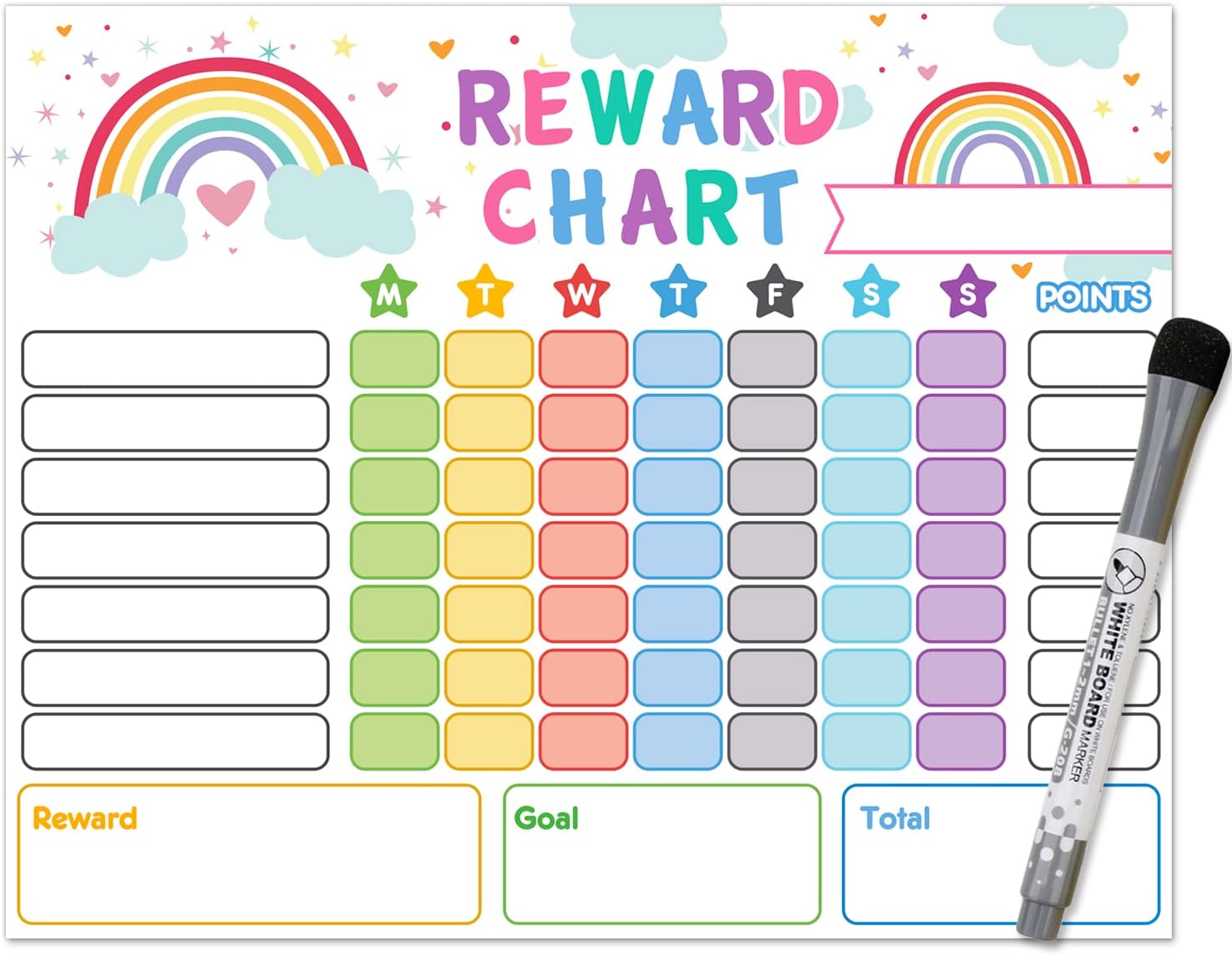 Magnetic Chore Chart for Kids - Reward Good Behavior Australia | Ubuy