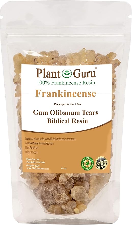 Amazon.com: Frankincense Resin Tears 4 oz. Olibanum Boswellia ...