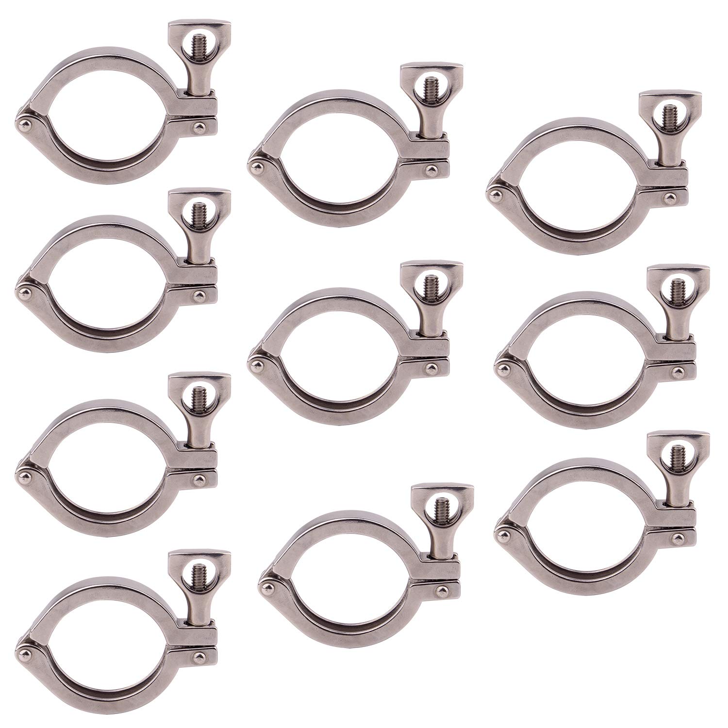 Snapklik.com : DERNORD Stainless Steel 304 Single Pin Heavy Duty Tri Clamp