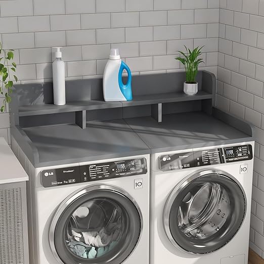 Amazon.com: YZFfnte Washer Dryer Countertop with Non-Slip Pads&Edge ...