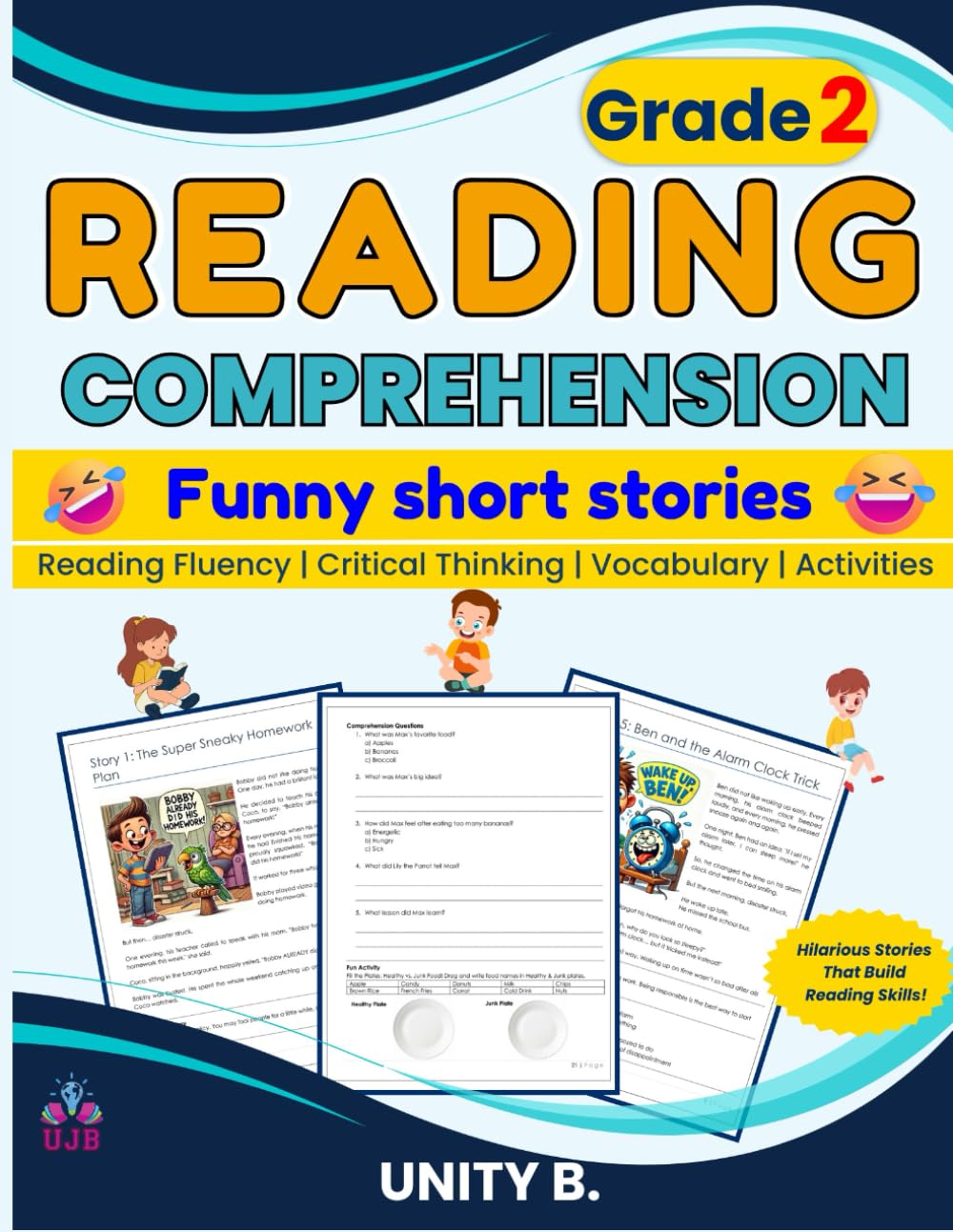 Funny short stories for reading comprehension Grade 2: Reading Book for ...