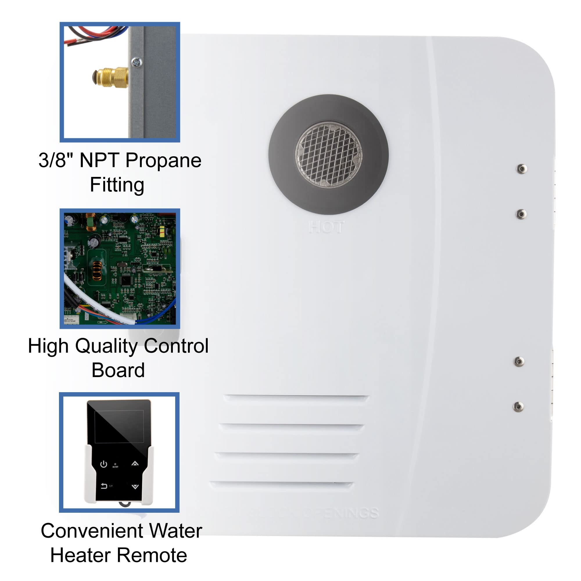RecPro RV Tankless Water Heater | On Demand Hot Water Heater | Gas ...