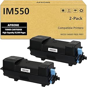 Amazon.com: APRONE IM550 418477 Black Toner Cartridge Compatible for ...