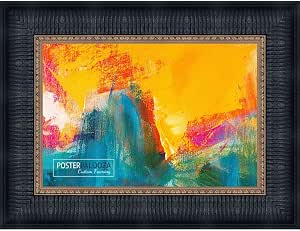 Amazon.com - Poster Palooza 10x8 Ornate Black Complete Wood Picture ...