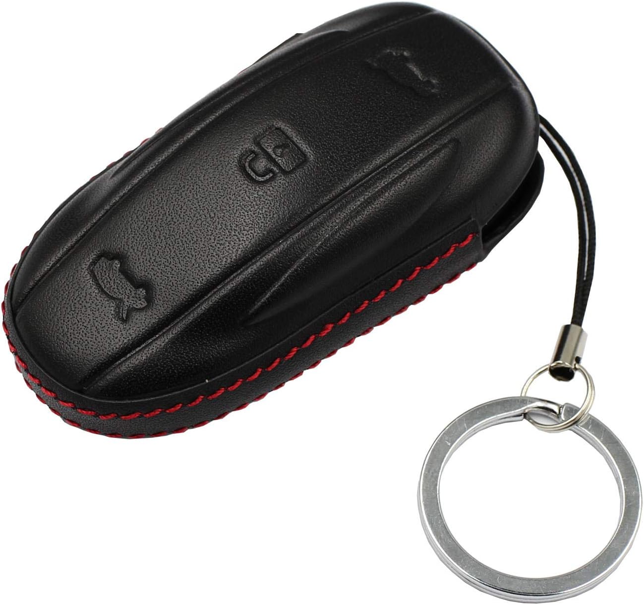 M.JVisun Echtes Leder Fall Abdeckung für Tesla Model X Schlüssel ...