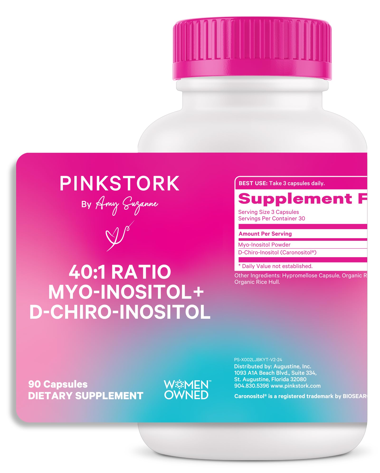 Amazon.com: Pink Stork Myo-Inositol & D-Chiro Inositol Supplement ...