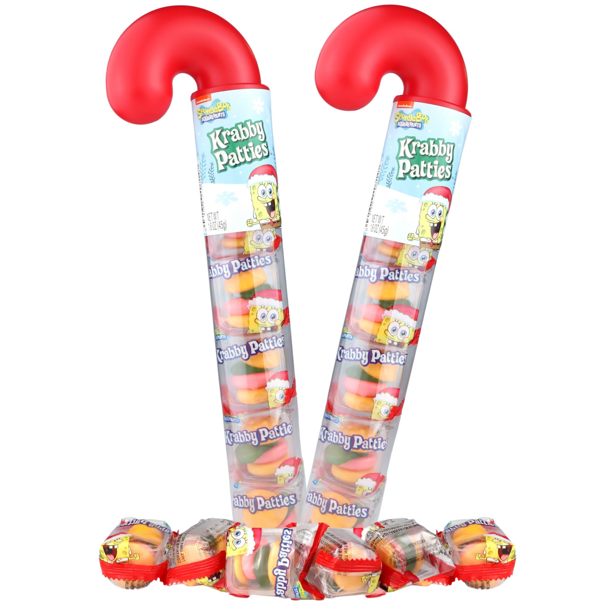Amazon.com: SpongeBob Krabby Patties, Gummy Christmas Candy, Stocking ...