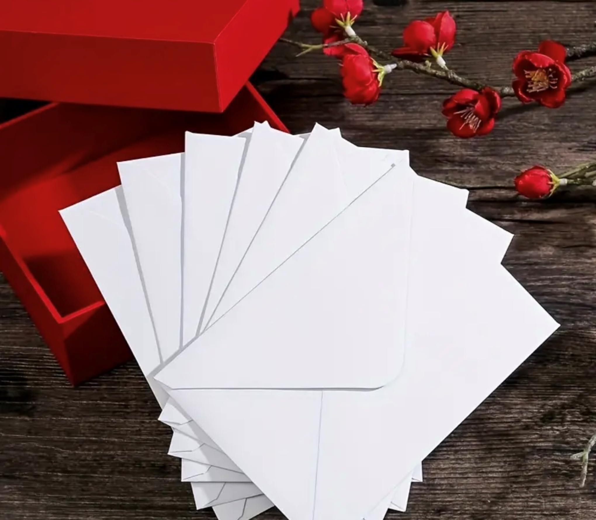 50 7" x 5" White Envelopes for Greetings Cards 184mm x 133mm Free Post ...