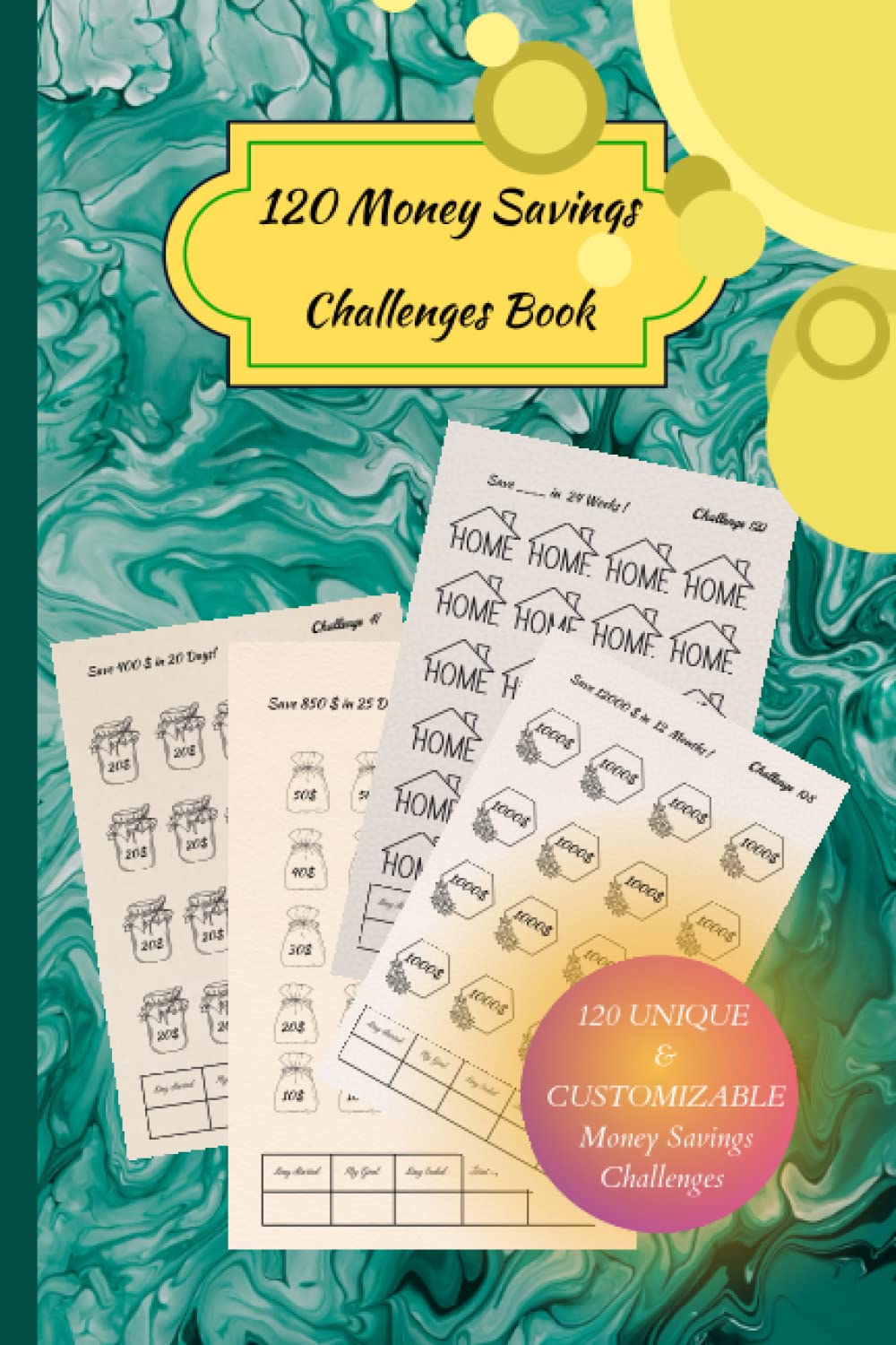 Amazon.com: 120 Money Savings Challenges Book: Unique, Easy ...