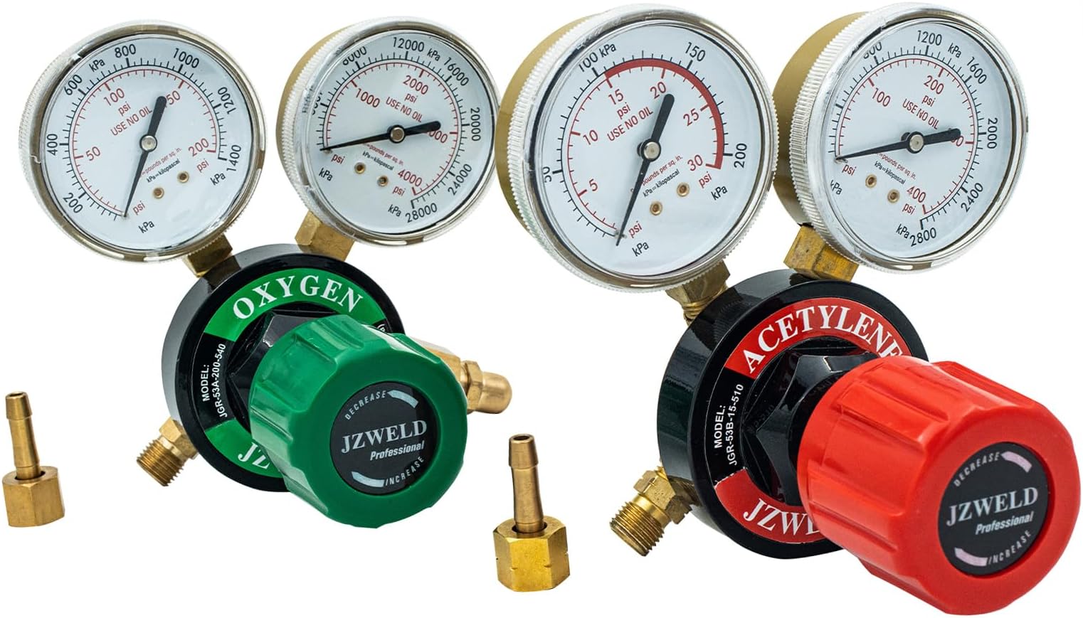 Set of Victor G250 Oxygen & Acetylene Regulators - Amazon.com