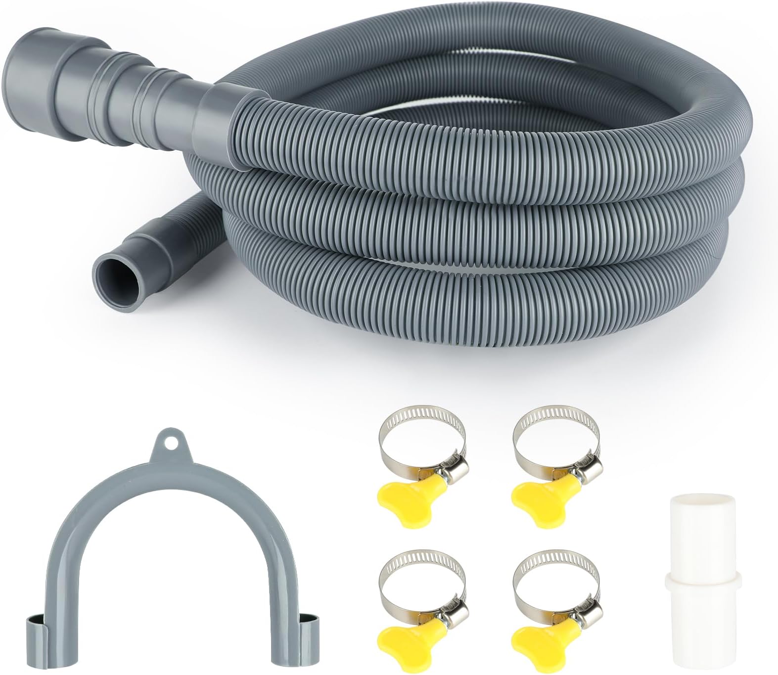 Amazon.com: Universal 6.5 Ft Washing Machine & Dishwasher Drain Hose ...