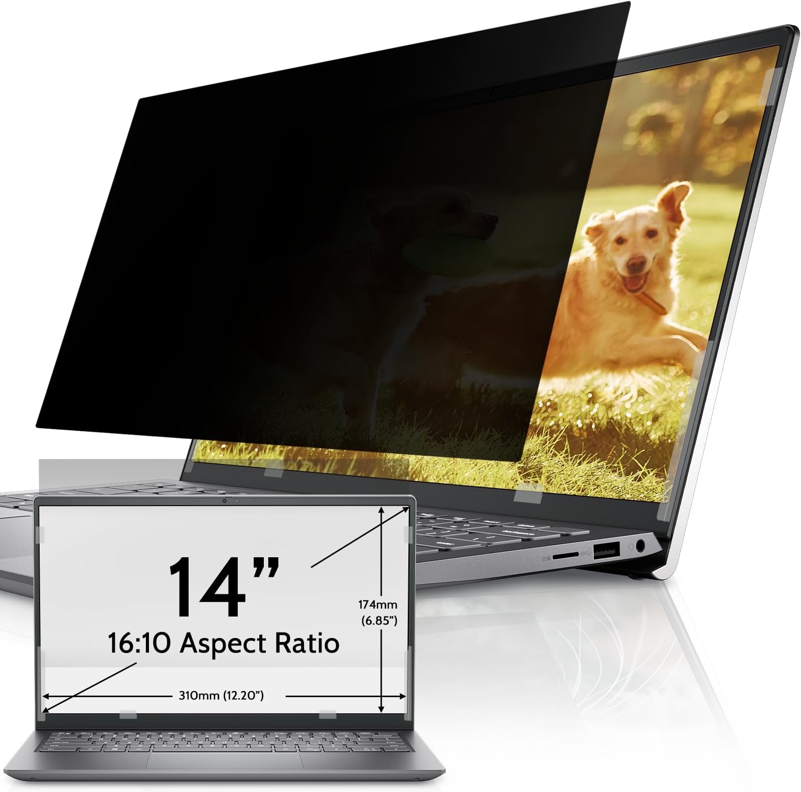 Amazon.com: Laptop Privacy Screen 14 Inch for HP Dell Acer Asus Lenovo ...