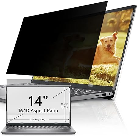 Amazon.com: Laptop Privacy Screen 14 Inch for HP Dell Acer Asus Lenovo ...