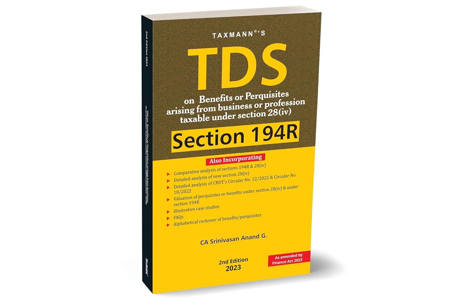 Buy Taxmann's TDS on Benefits or Perquisites under Section 194R ...