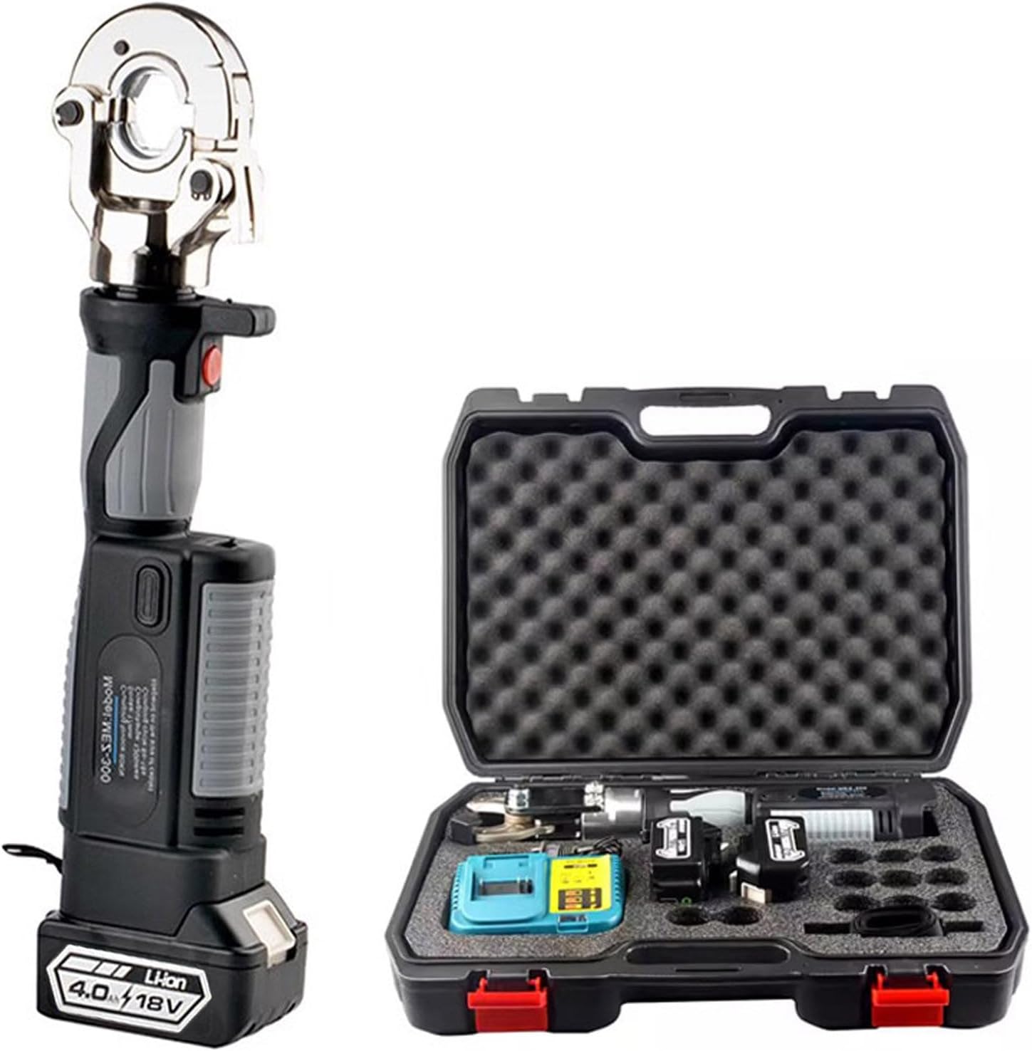 Hydraulic Crimping Tool with 10-300mm² Dies, 6T Electric Hydraulic Wire ...