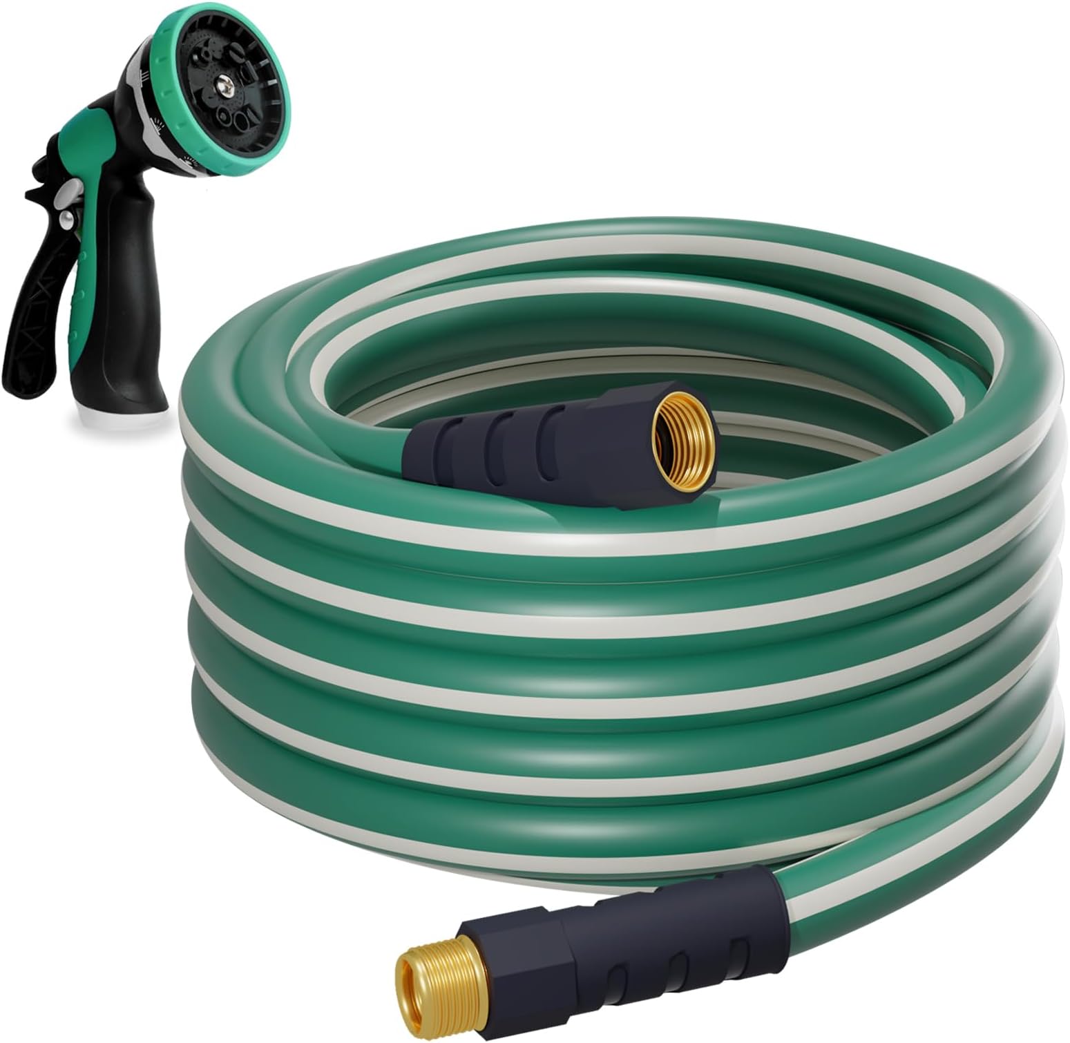 Amazon.com : SnugNiture Garden Hose 100 ft x 5/8", Heavy Duty, Water ...