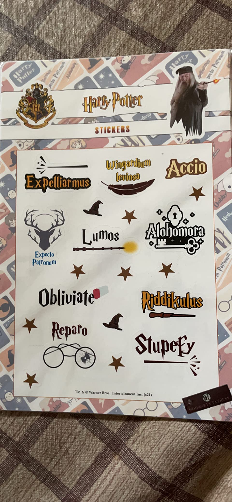 MCSID RAZZ -Harry Potter Vinyl Stickers (Pack of 5 Sheets) - for Laptop ...