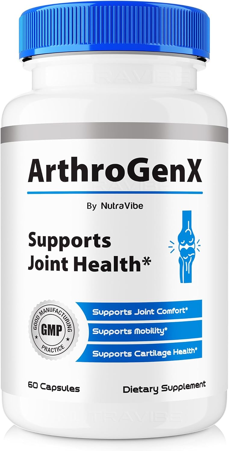 Amazon.com: NutraVibe ArthroGenX Capsules – Premium Joint & Mobility ...