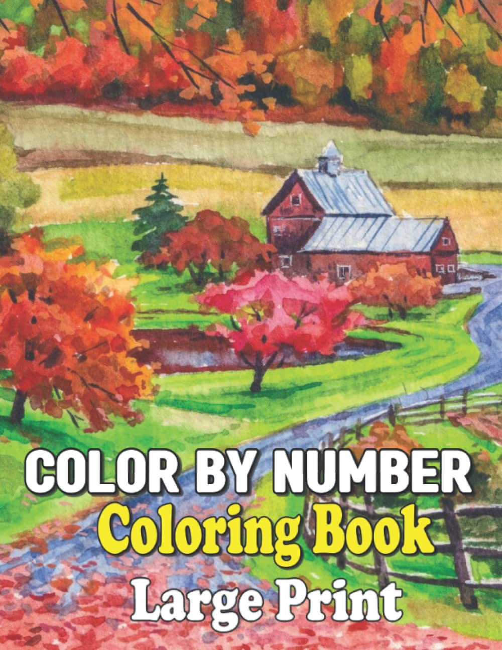 Amazon.com: Color by Number Coloring Book Large Print: Large Print ...