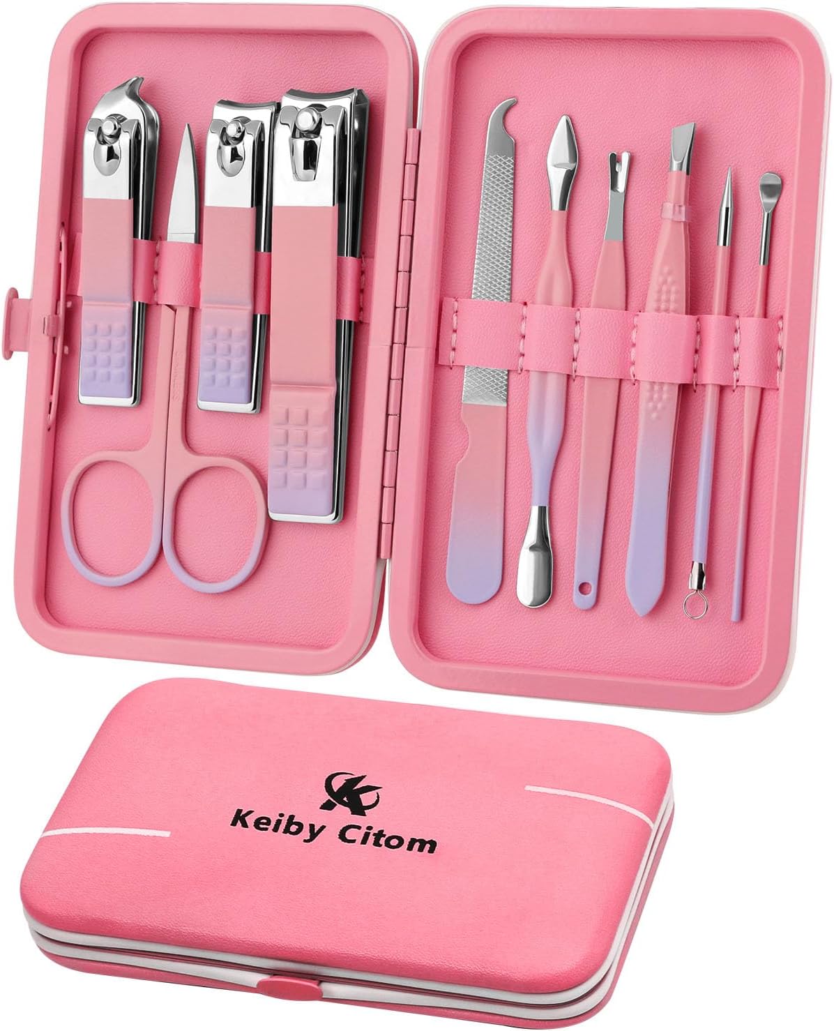 Amazon.com : Manicure Set, Travel Mini Nail Clippers Kit Pedicure Care ...