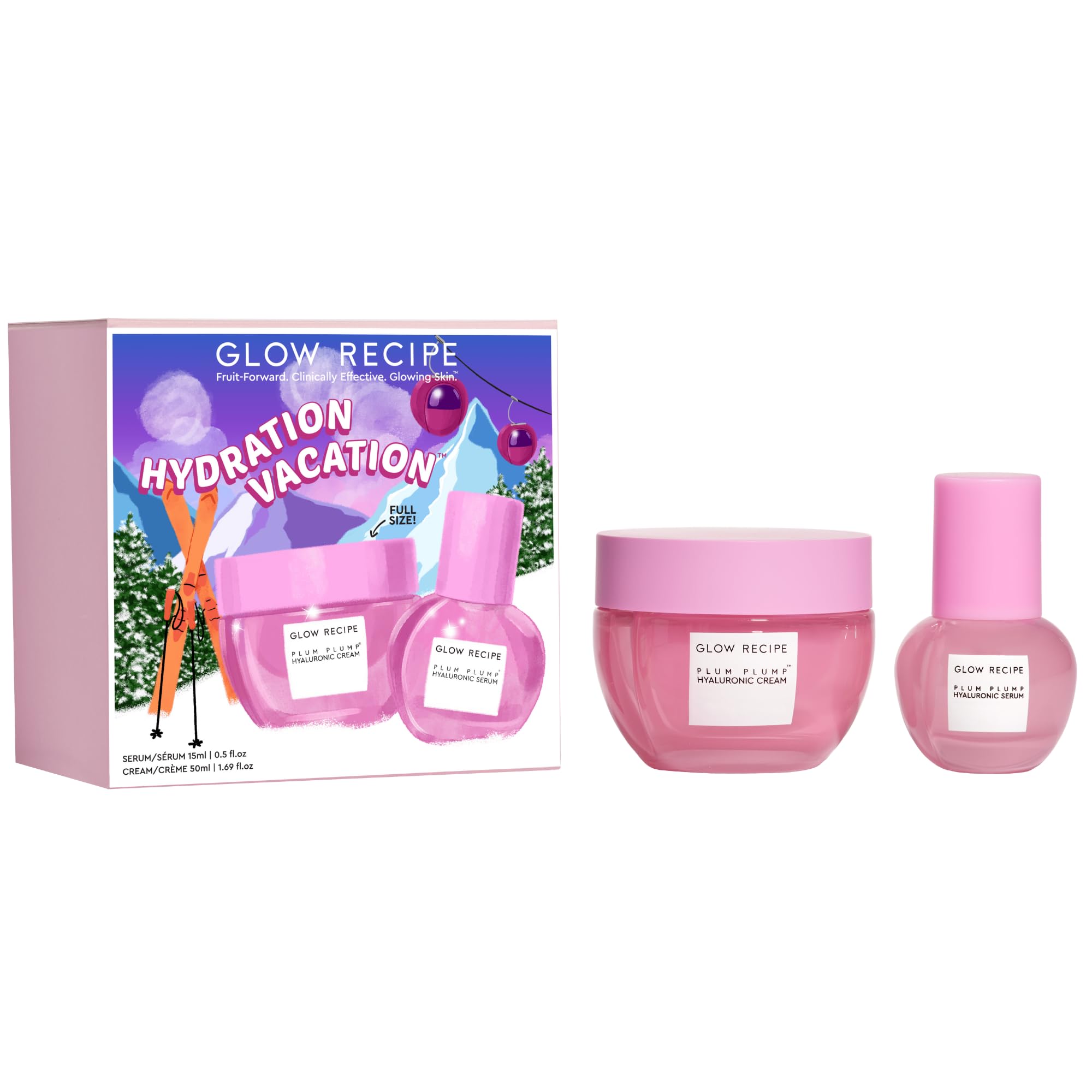 Amazon.com: Glow Recipe Hydration Vacation Skincare Set - Plum Plump ...