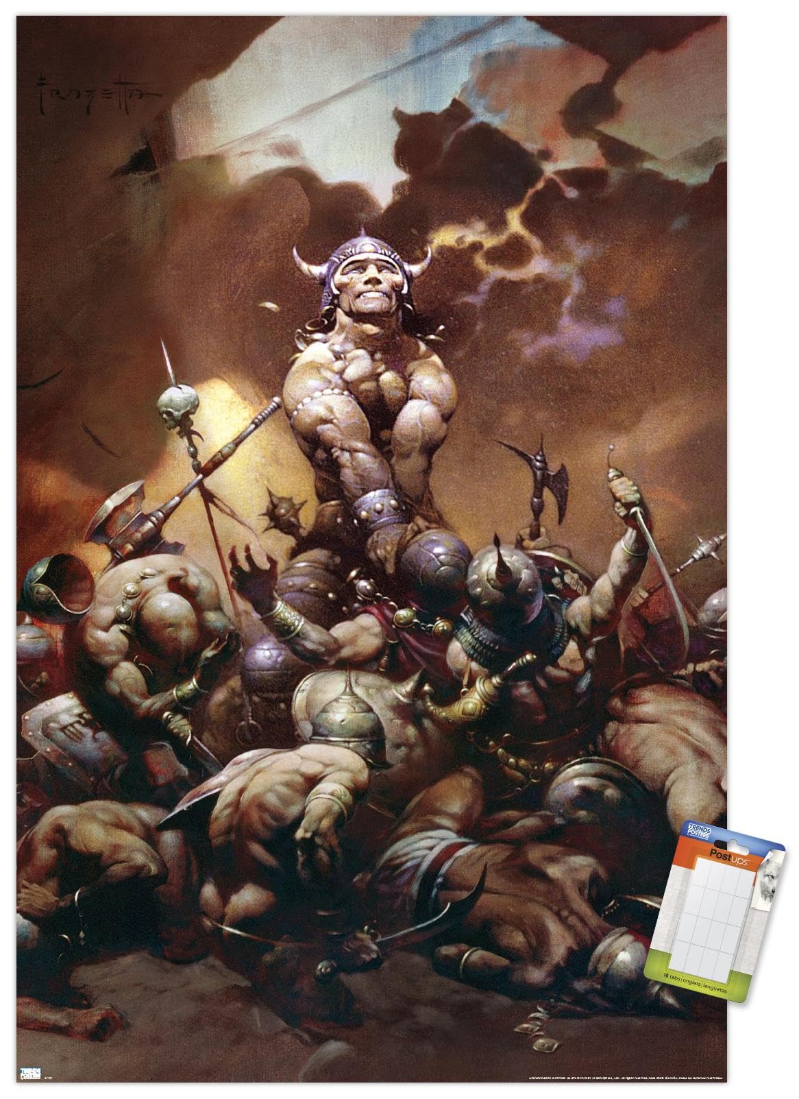 Amazon.com: Trends International Frank Frazetta - Destroyer Wall Poster ...