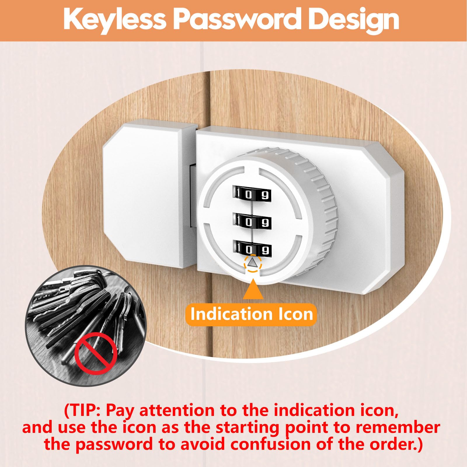 Snapklik.com : Mixizigoz Adhesive Cabinet Door Locks, Sturdy Keyless ...