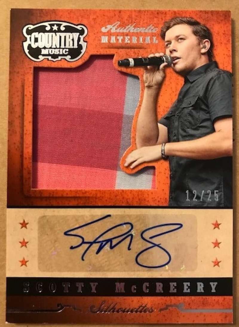2014 Panini Country Music Silhouette Signature Materials Silver #17 ...