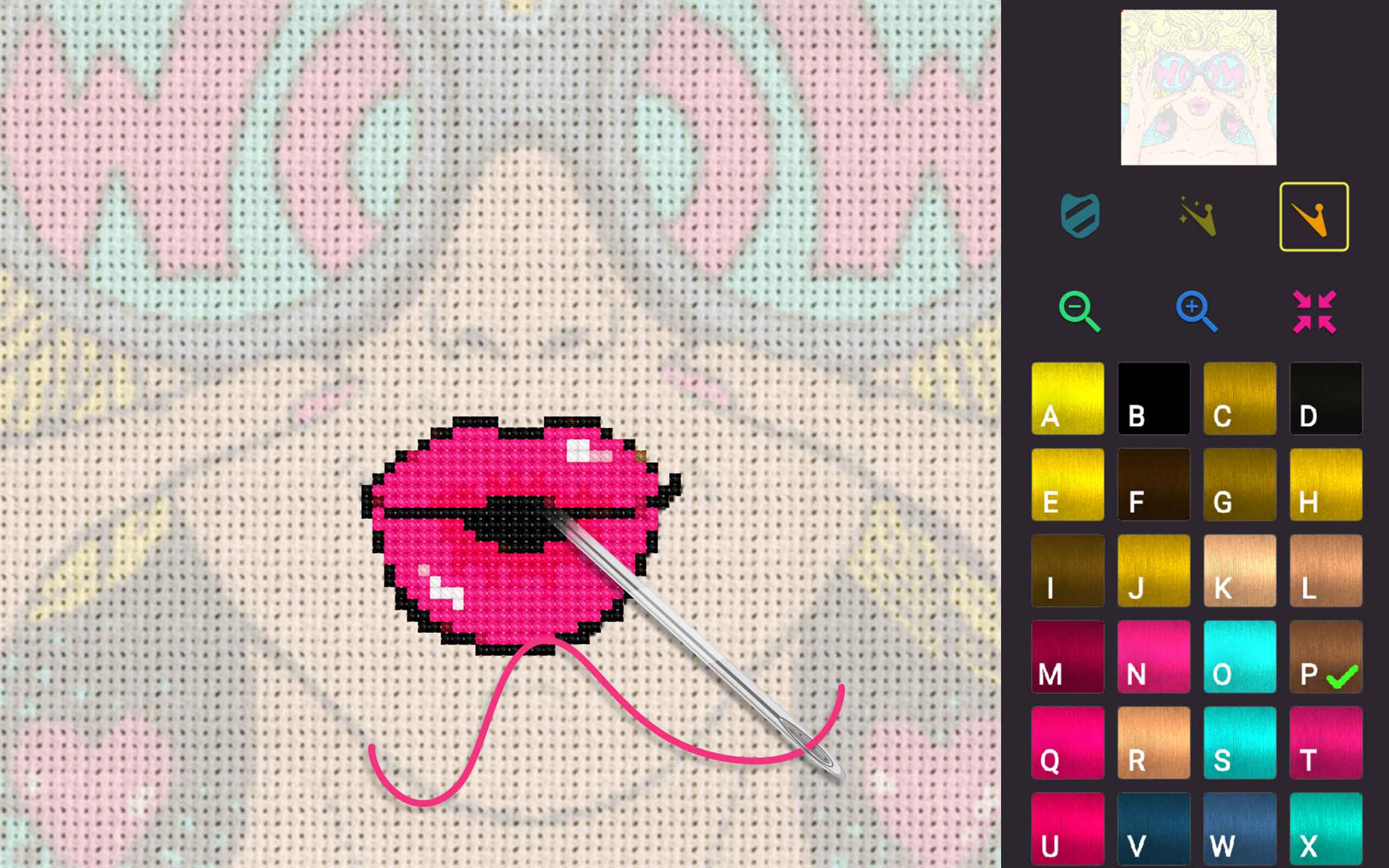 Cross Stitch: Color by Number - App on Amazon Appstore