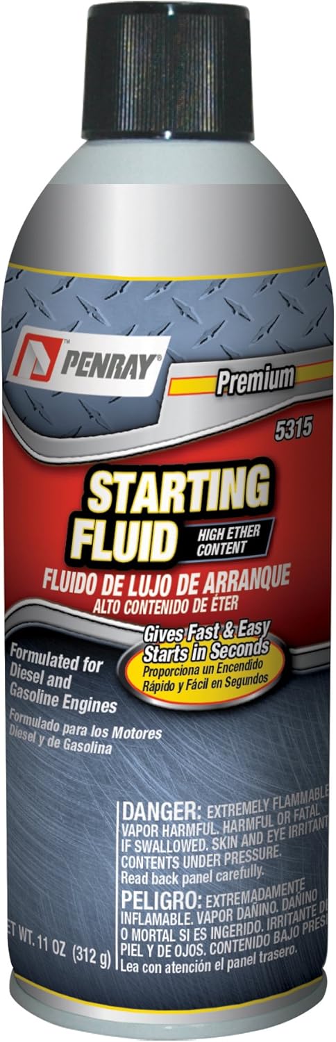 Amazon.com: Penray 5315 High Ether Content Starting Fluid - 11-Ounce ...
