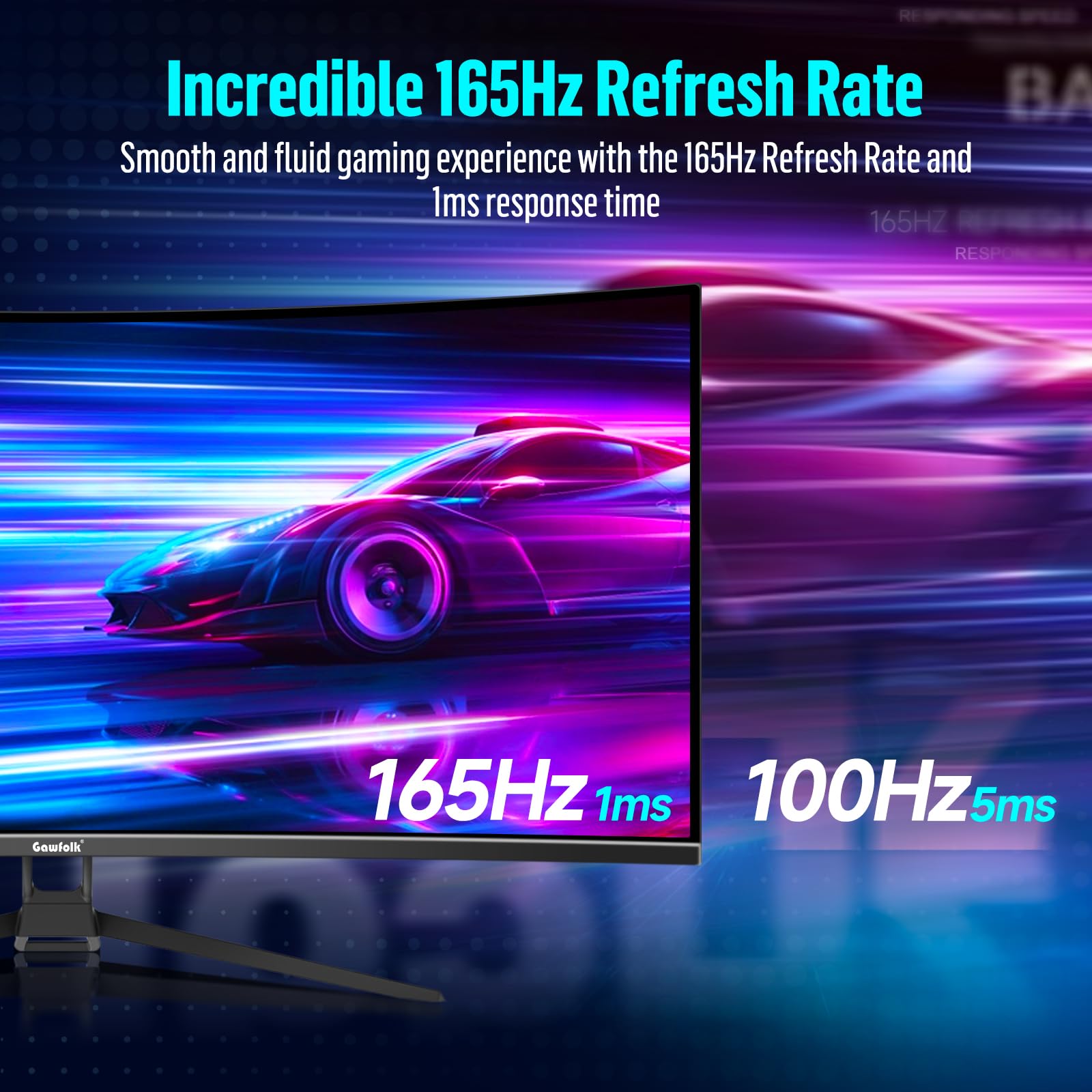 Snapklik.com : Gawfolk 34 Inch Ultrawide Curved Gaming Monitor, 1500R ...