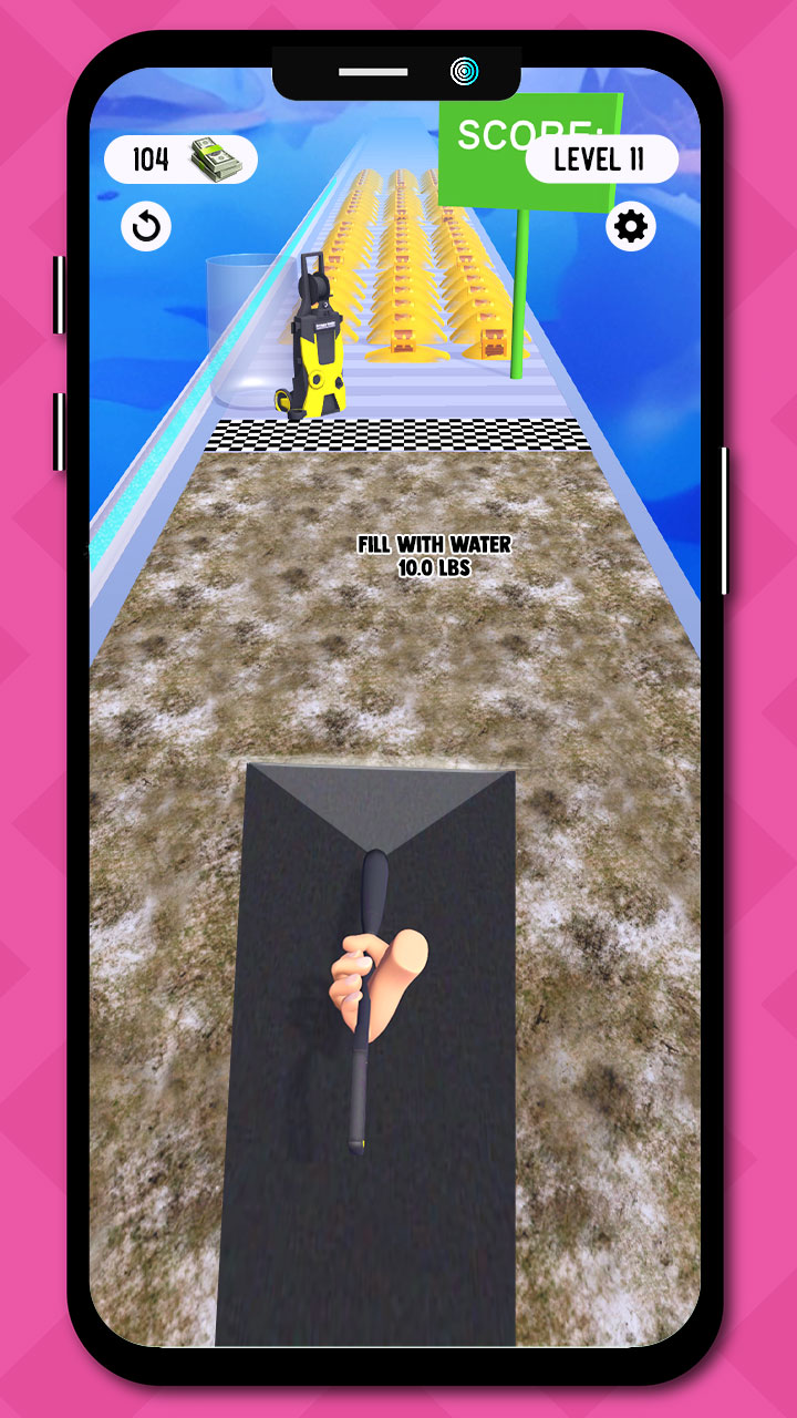 Pressure Cleaning Rush! Power Washer Run 3D - Washing Runner Deep Wash ...