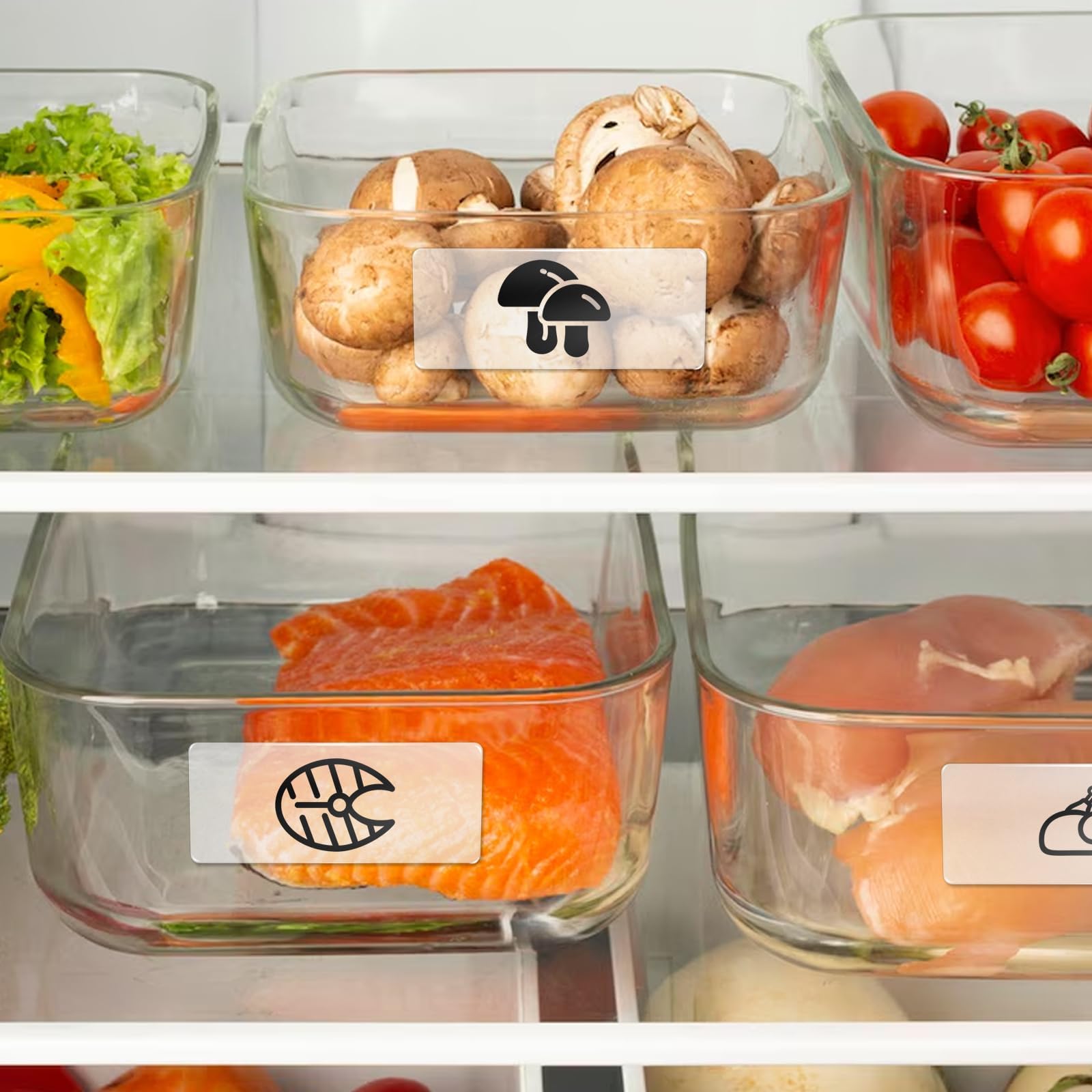 Snapklik.com : Clear Thermal Labels Vinyl 1 2 Inch Self-Adhesive ...