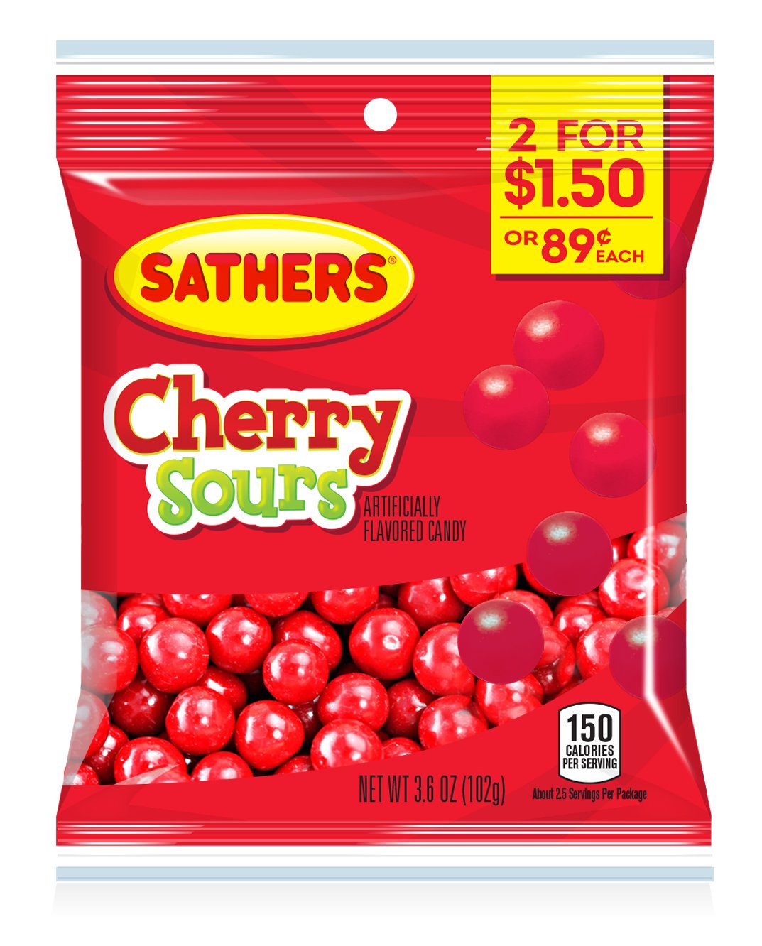 Amazon.com : Farley's & Sathers Candy, Cherry Sours, 3.6 Ounce, Pack of ...