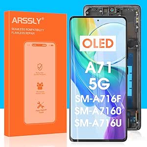 Amazon.com: OLED Screen Replacement for Samsung Galaxy A71 5G A716 LCD Display Digitizer SM ...