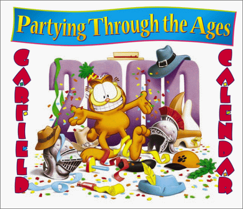 Partying Through the Ages: 2000 Garfield Calendar : Amazon.in: Books