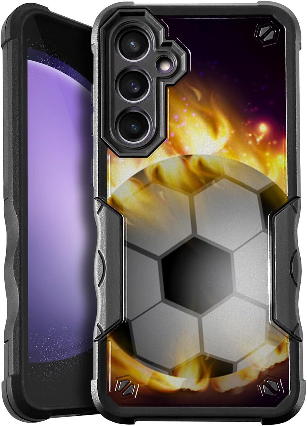 Amazon.com: CasesonDeck GripArmor Shield Matte Unique Dual Layer Design Case: Compatible with ...