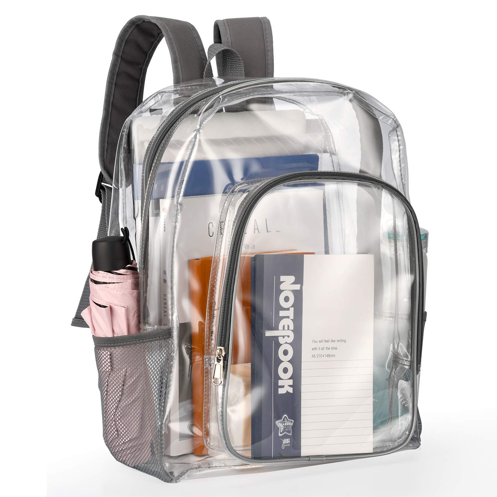 Snapklik.com : Clear Backpack See Through Backpacks For Warehouse ...