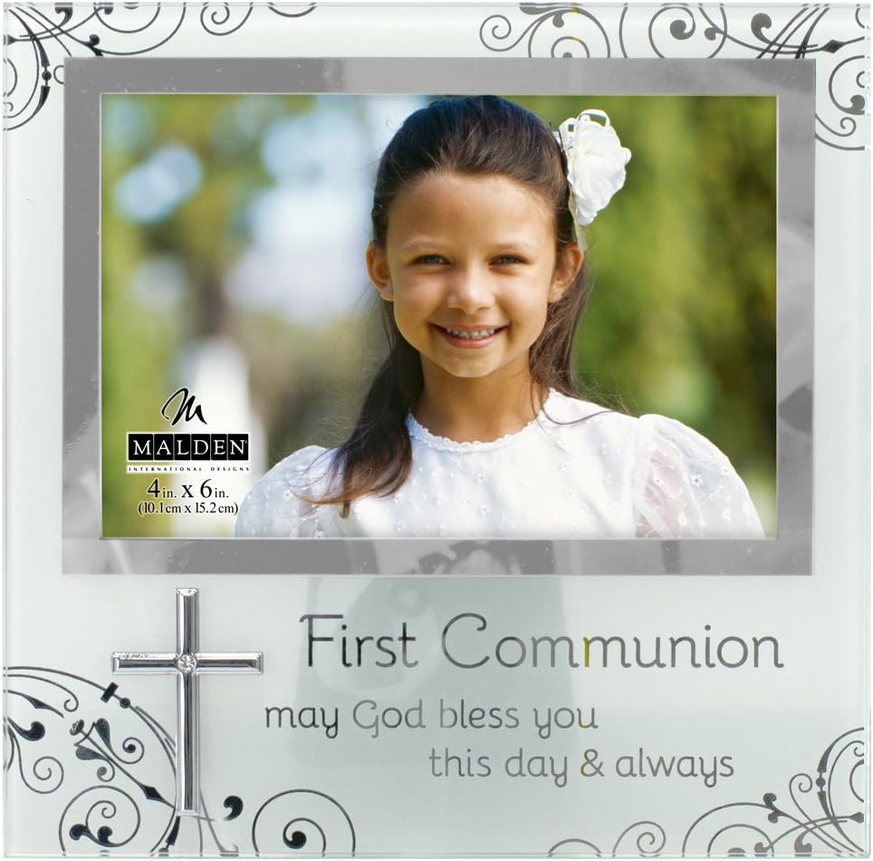 Amazon.com - GiftsForYouNow First Communion Personalized Glass Picture ...