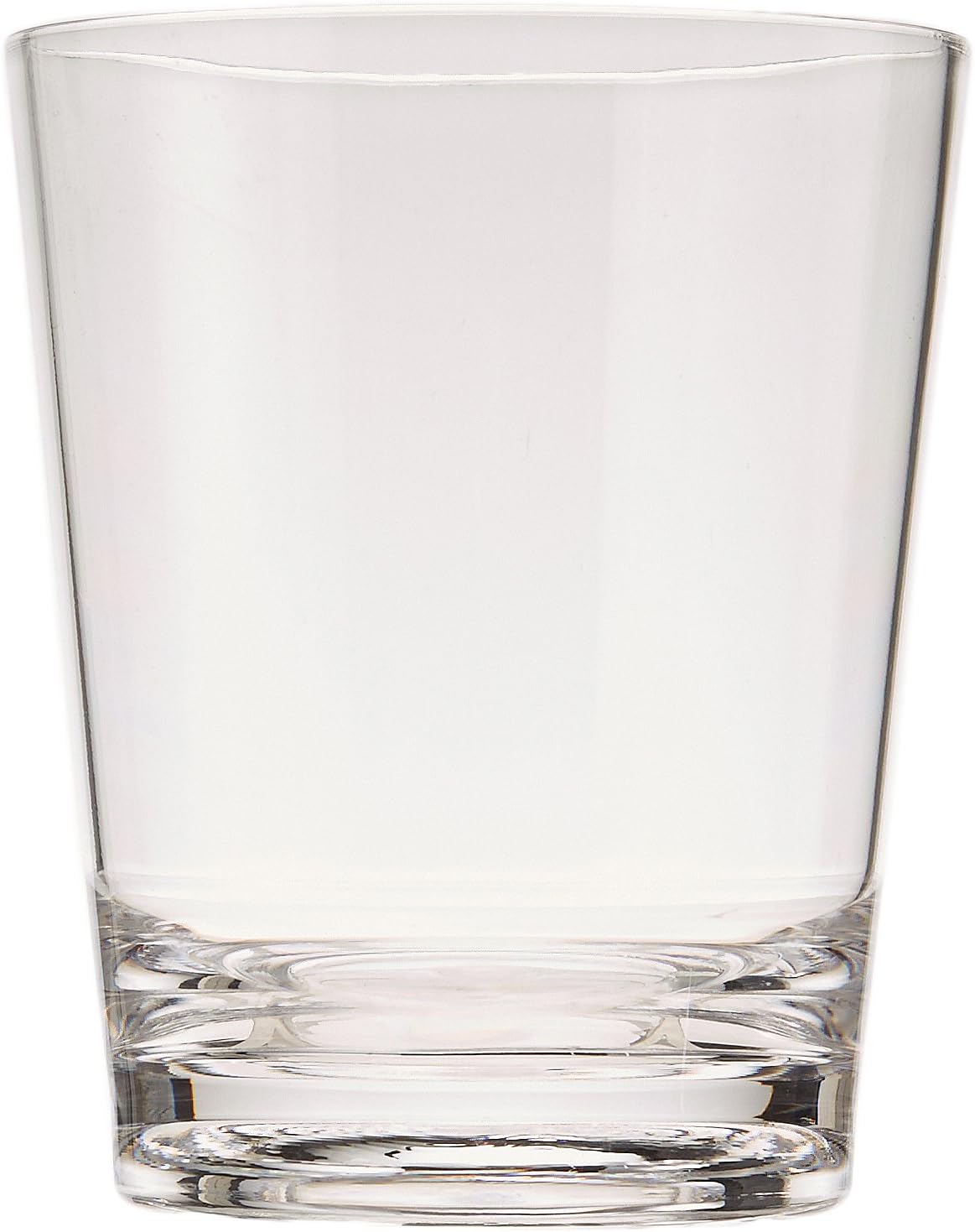 Amazon.com | Living Plus Short Acrylic Glasses with Clear Round Bottom ...