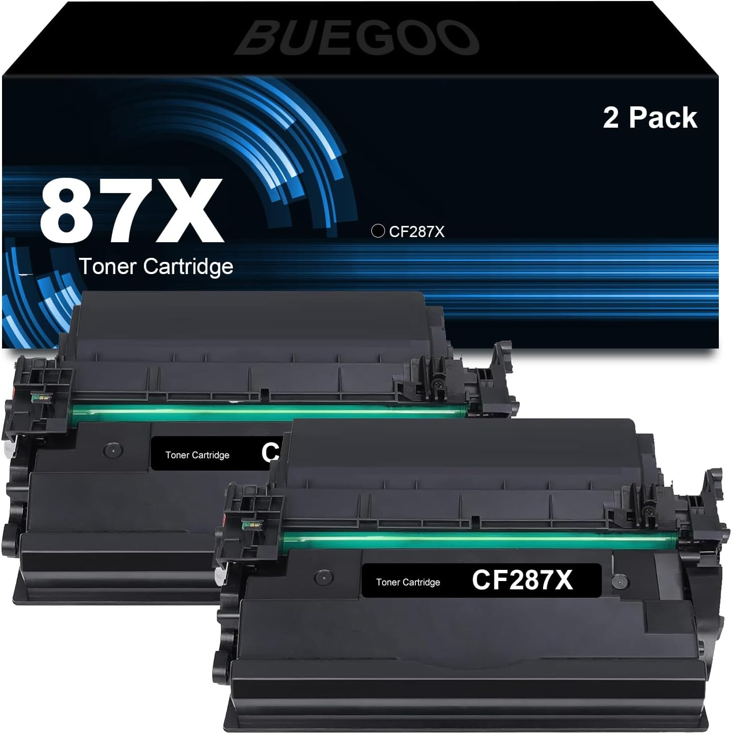 Amazon.com: BUEGOO CF287X 87X Black Toner Cartridge Compatible for Flow ...