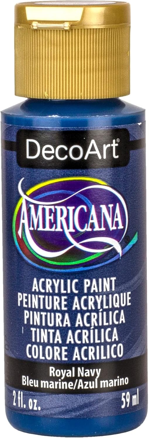 Amazon.com: 2oz. Royal Navy Acrylic Paint by Americana - Non-Toxic ...