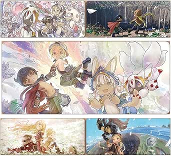 Amazon.co.jp: Made in Abyss Mouse Pad Table Mat Rico Leg Nanachi ...