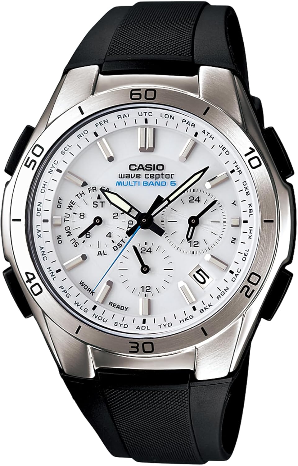 CASIO watch WAVE CEPTOR Waveceptor tough solar radio watch MULTIBAND 6 ...
