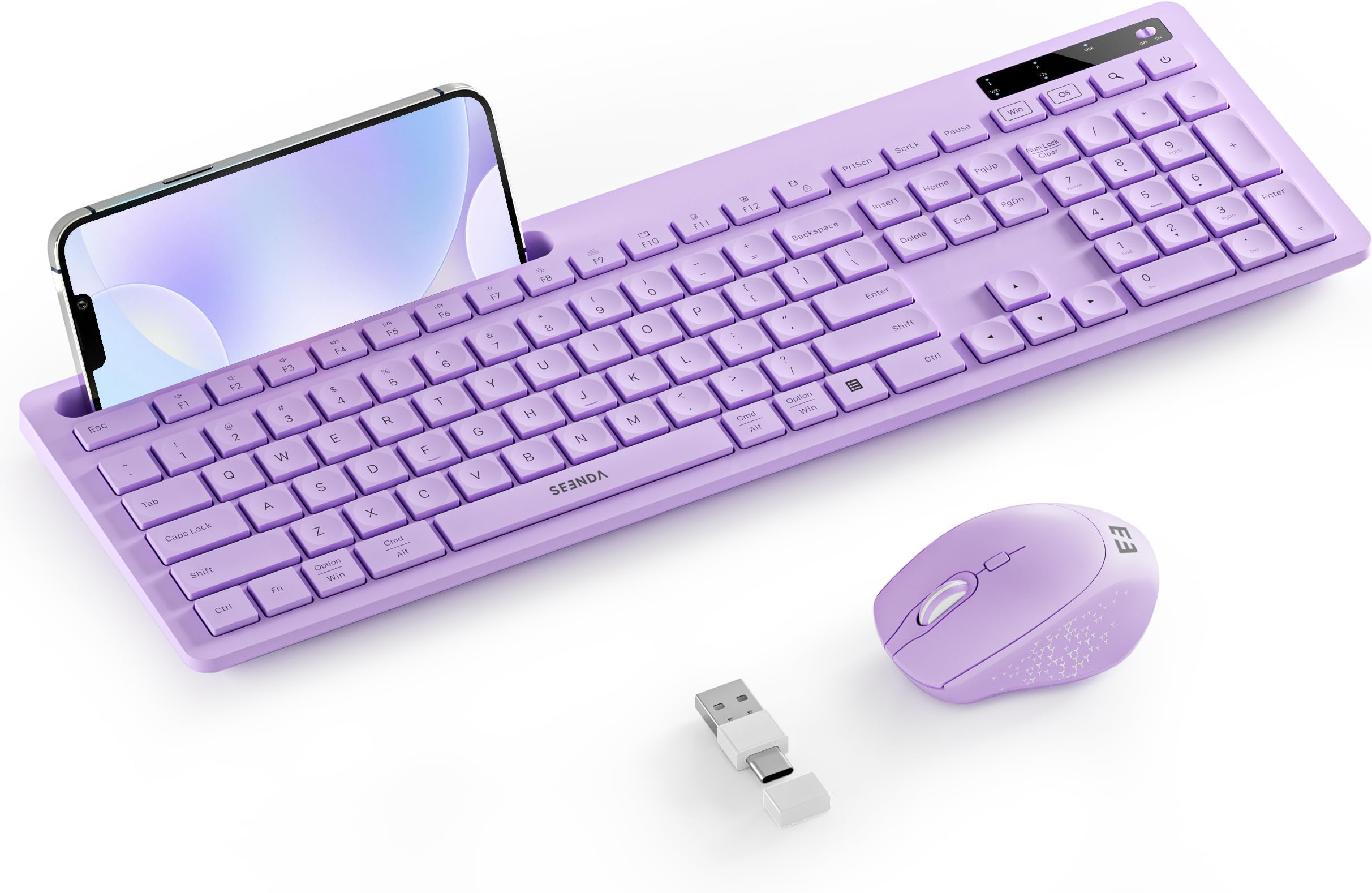 Amazon.com: MEETION Wireless Keyboard and Mouse, Computer Keyboard ...