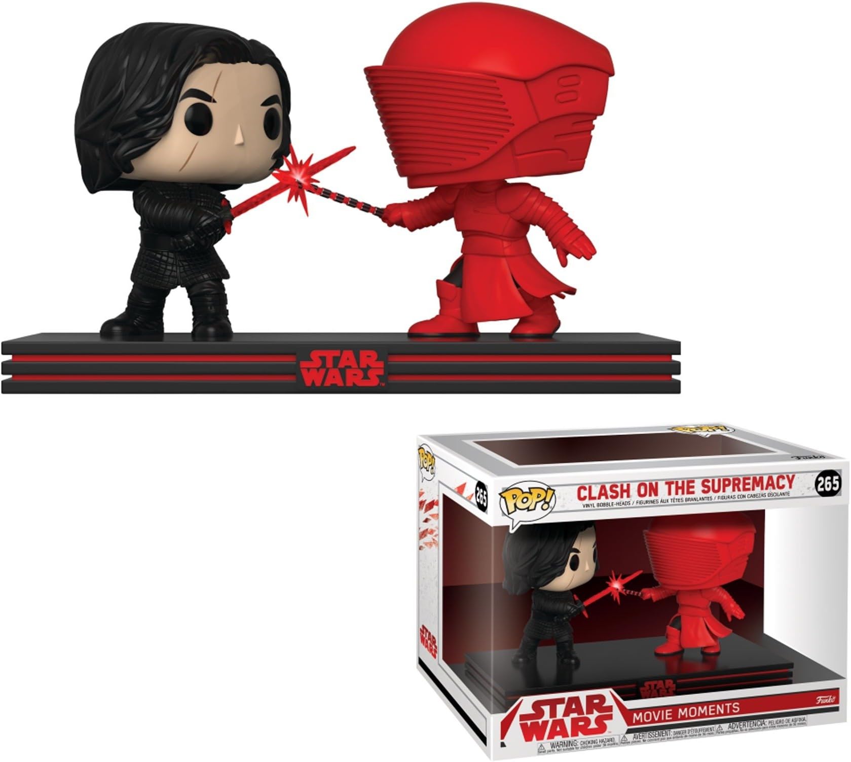 Amazon.com: Funko POP Star Wars: Rise of Skywalker - Ben Solo with Blue ...