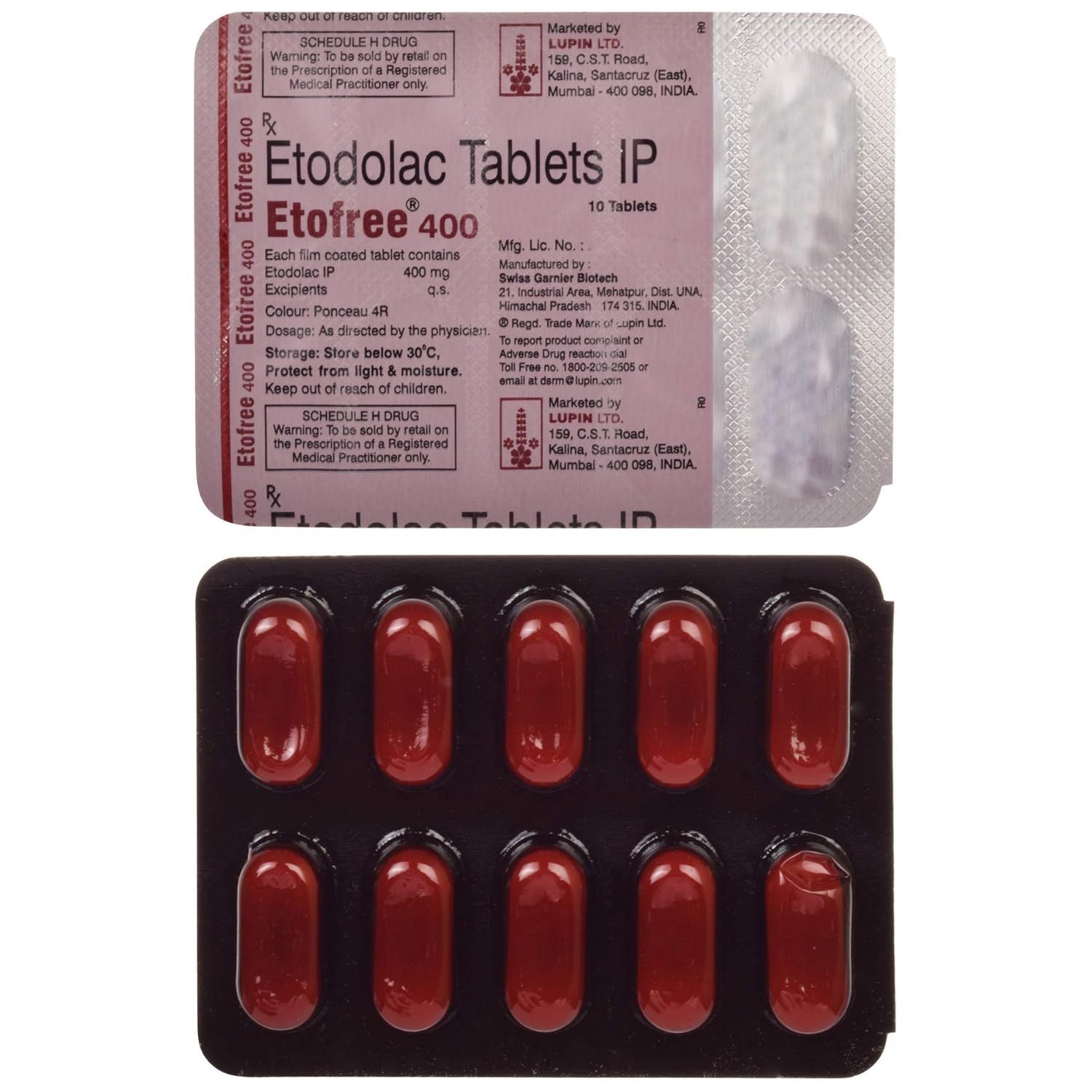 Etofree 400 - Strip of 10 Tablets : Amazon.in: Health & Personal Care
