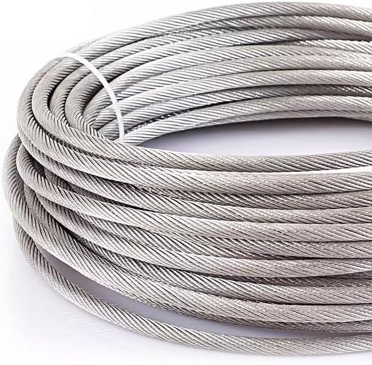 Amazon.com: GZHERVICES Multipurpose Wire Rope Cable, Stainless Steel ...