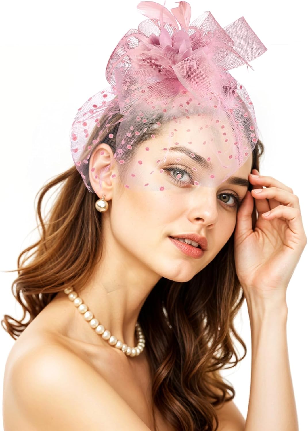 Amazon.com: Abeillo Women Fascinators Hats Tea Party Fascinators ...
